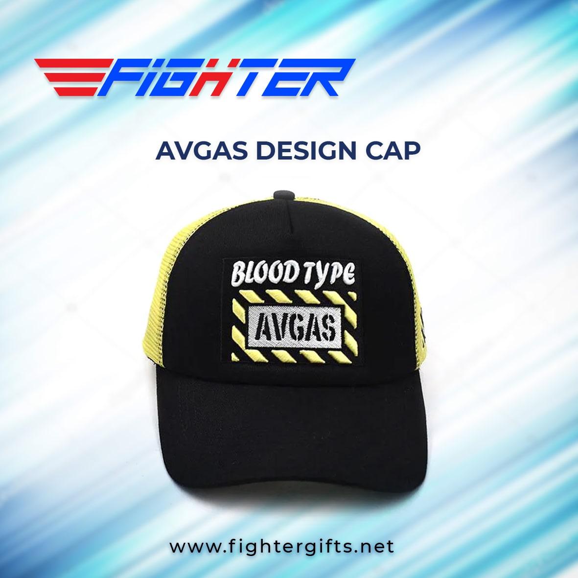 Avgas Design Cap – Fighter Gifts